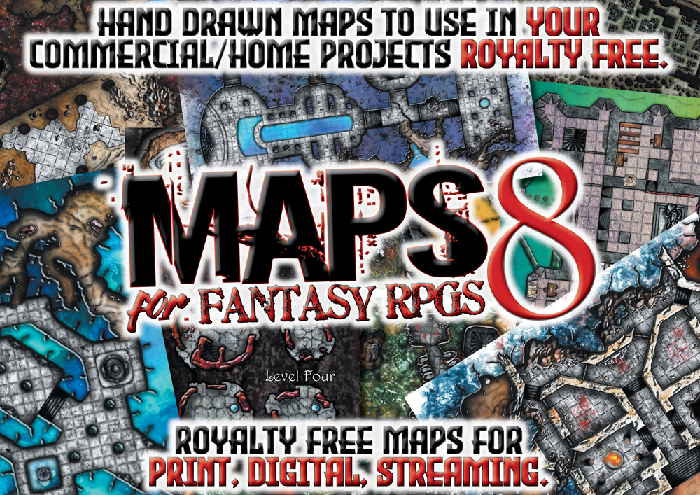 MAPS FOR FANTASY RPGs 8 is Now Available on DRIVETHRURPG! – Laidback DM ...