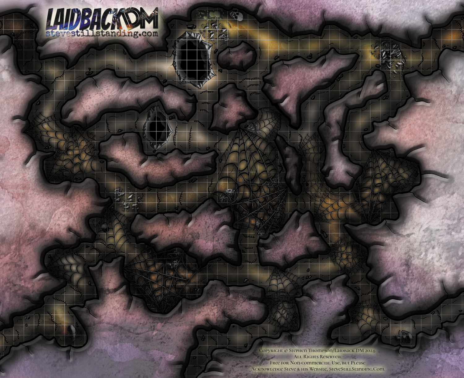 Free Map: Spider Caves! – Laidback DM: SteveStillStanding.com