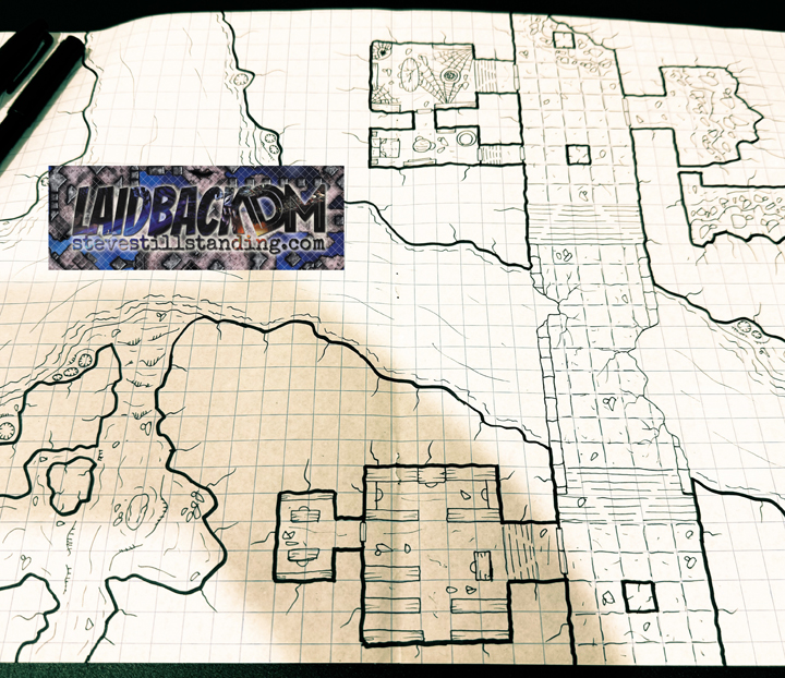 Ruins of Rukdar-Zin (Part 5) Hand Drawn Dungeon Map Time Lapse ...