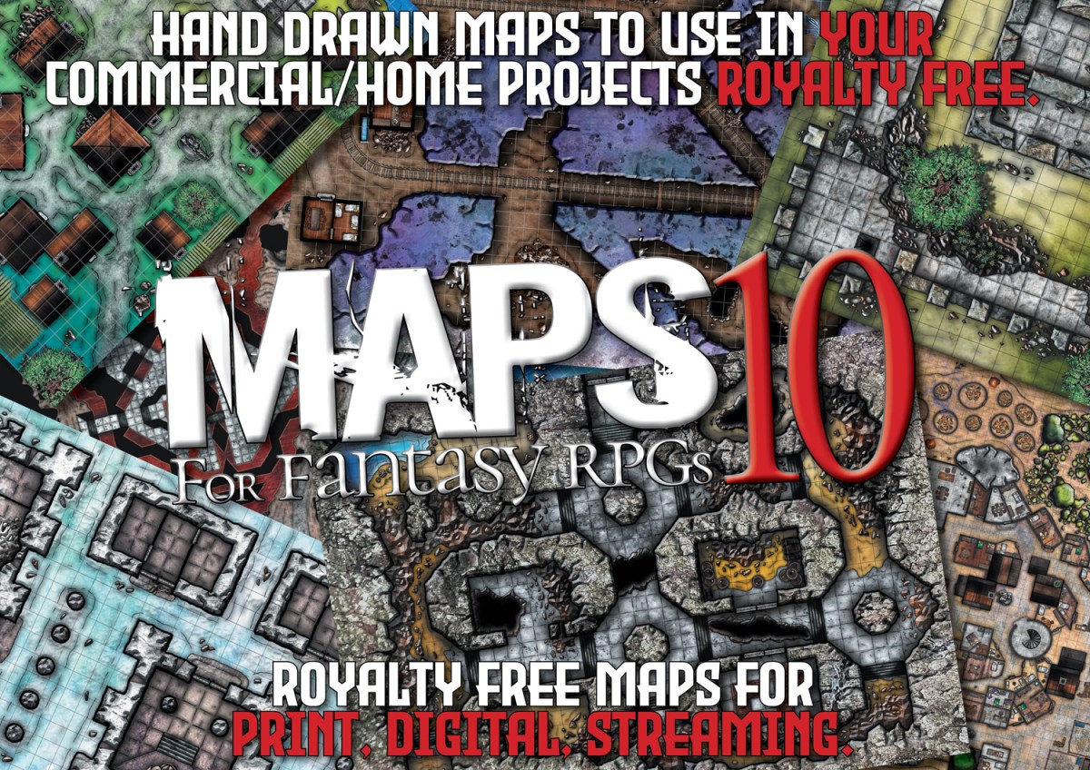 MAPS FOR FANTASY RPGs 10 is now available on DRIVETHRURPG! – Laidback ...