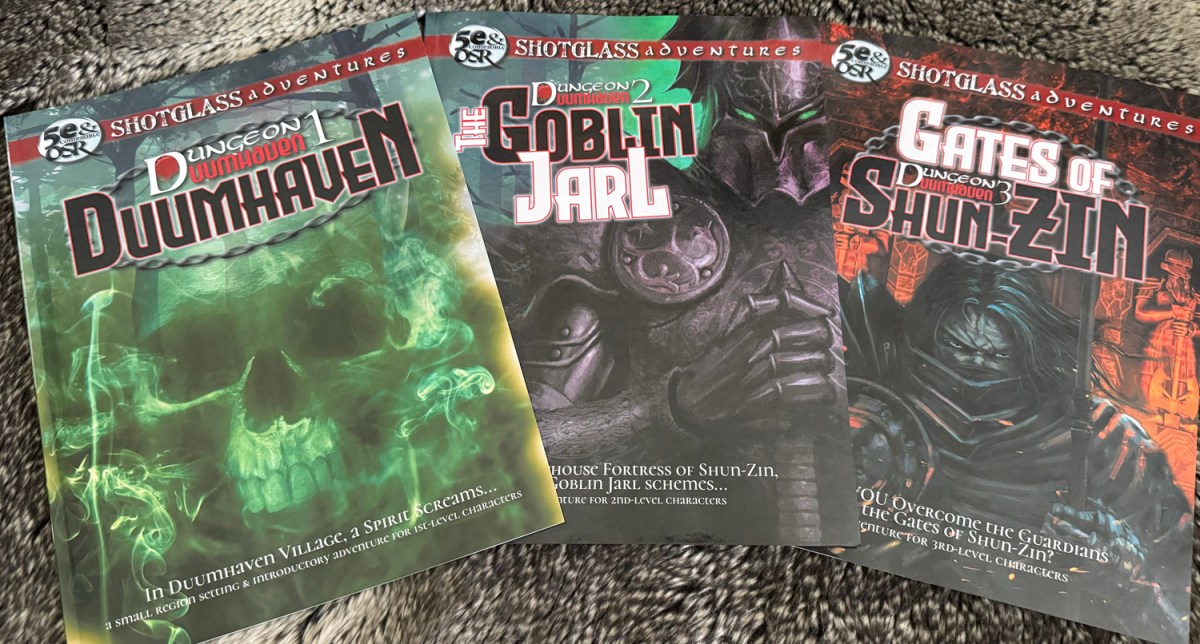 DUNGEON DUUMHAVEN – 3 Adventures in Print for DnD 5e/OSE/OSR on ...