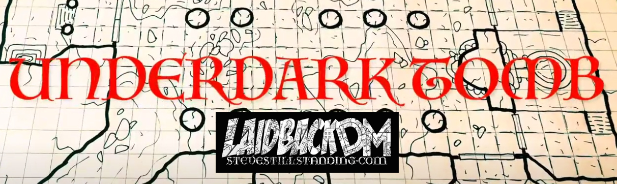 Underdark Tomb Hand Drawn Map Video! – Laidback DM: SteveStillStanding.com