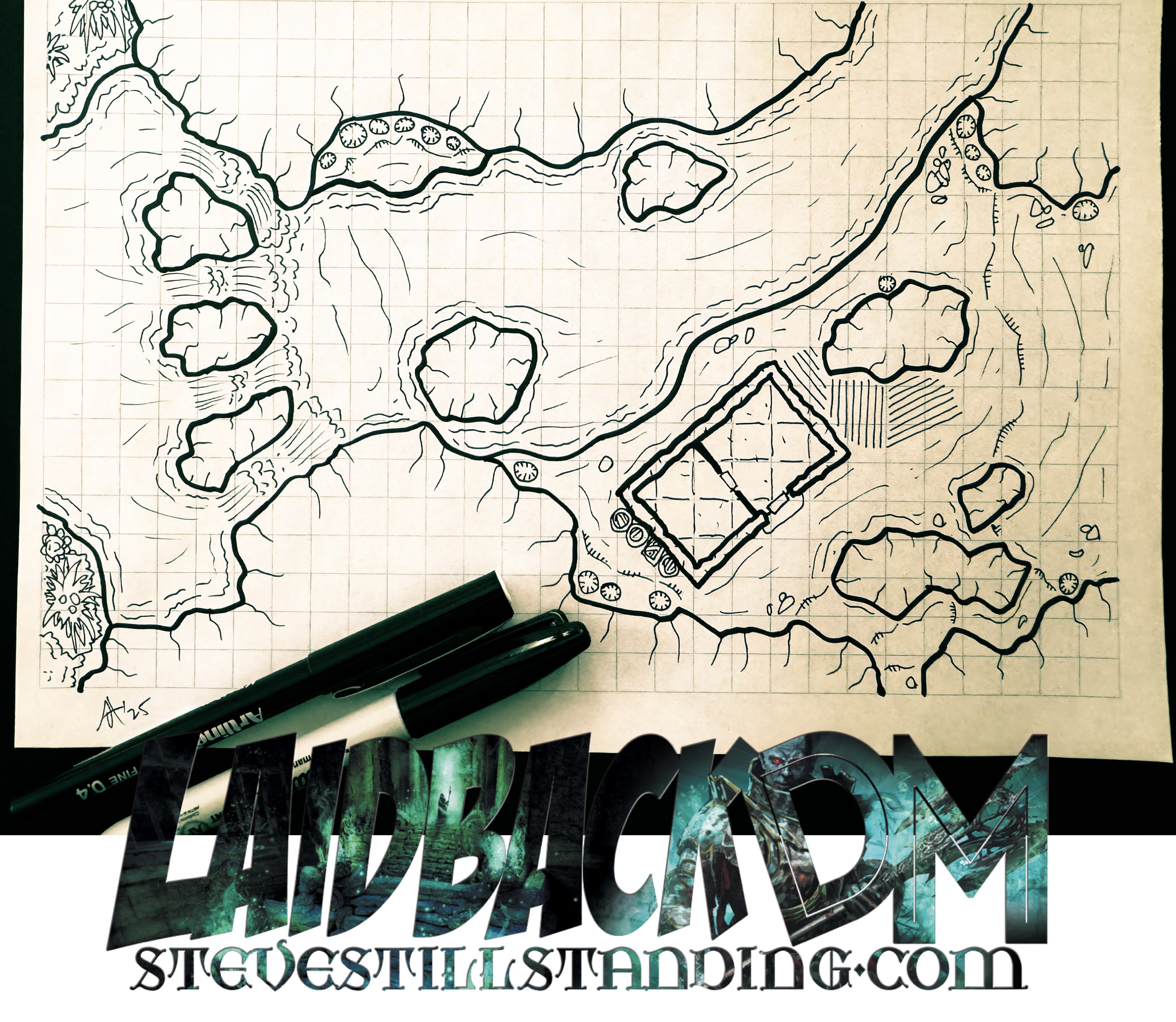 Caves of Ghuvia (Part 5) Hand Drawn Map Video! – Laidback DM ...