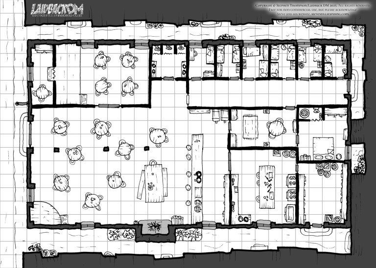Free Map: Old School Tavern! – Laidback DM: SteveStillStanding.com